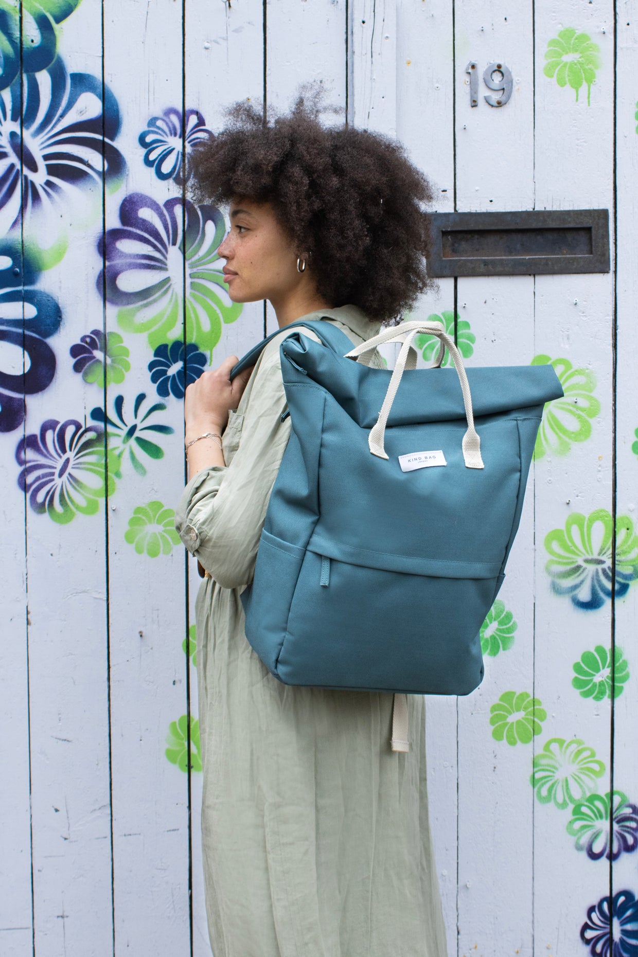 Moss Green | Hackney Backpack | Large – Kind Bag