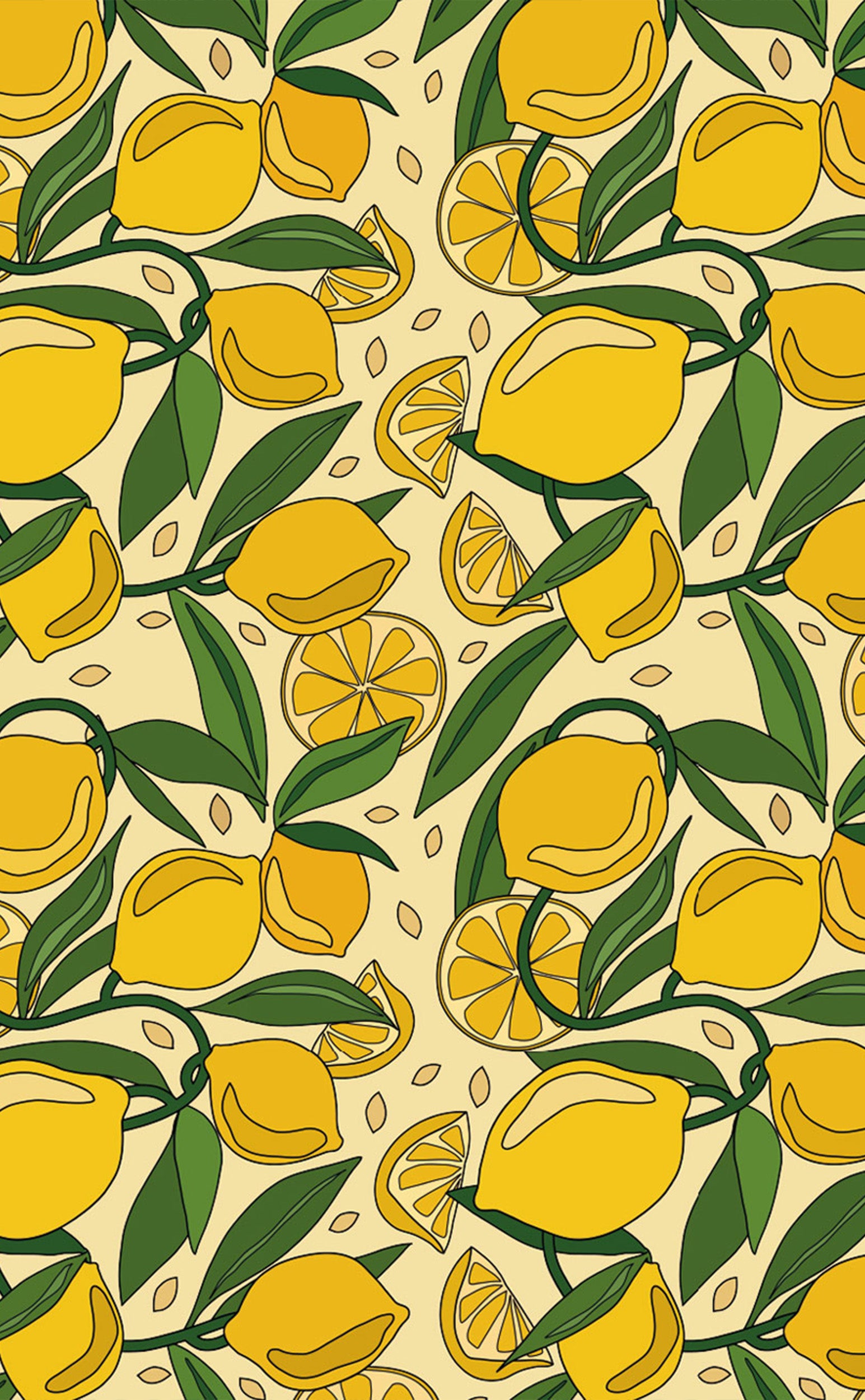 Lemons | Digital Laptop Wallpaper – Kind Bag