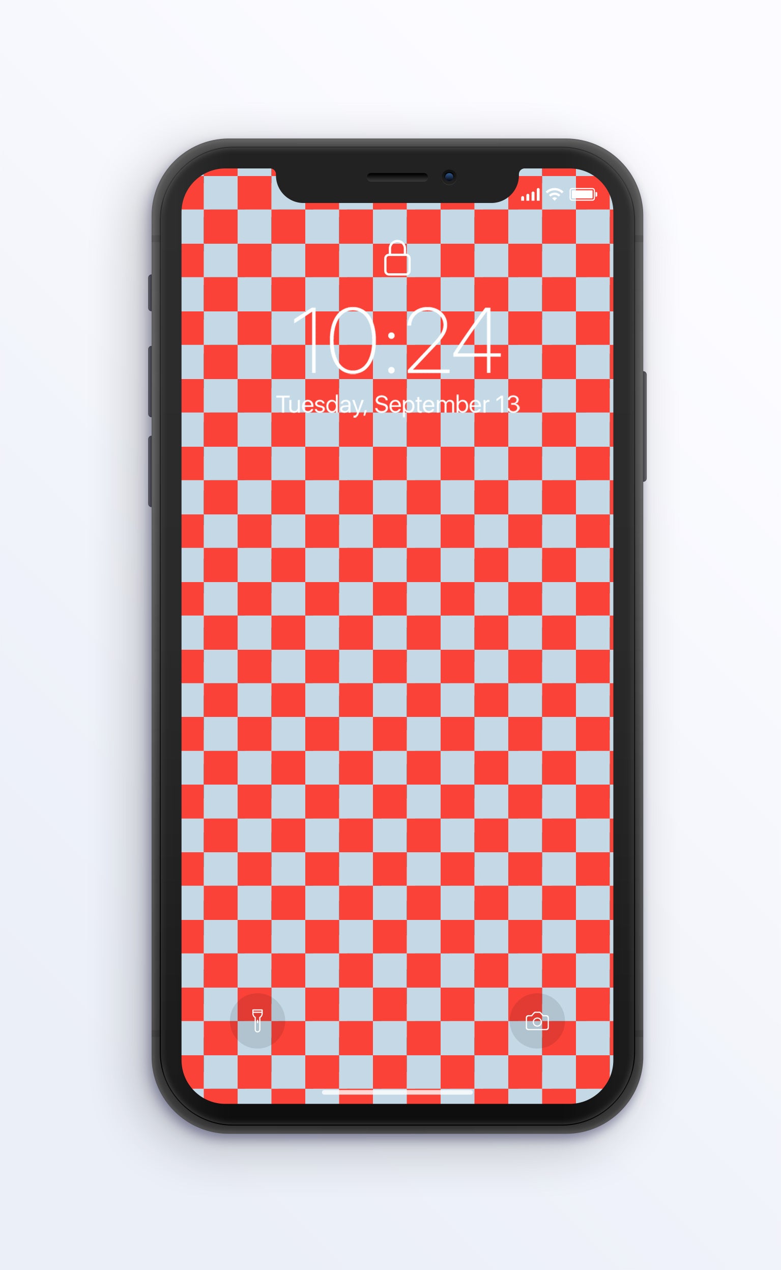 Red and Blue Checkerboard | Digital Phone Wallpaper – Kind Bag
