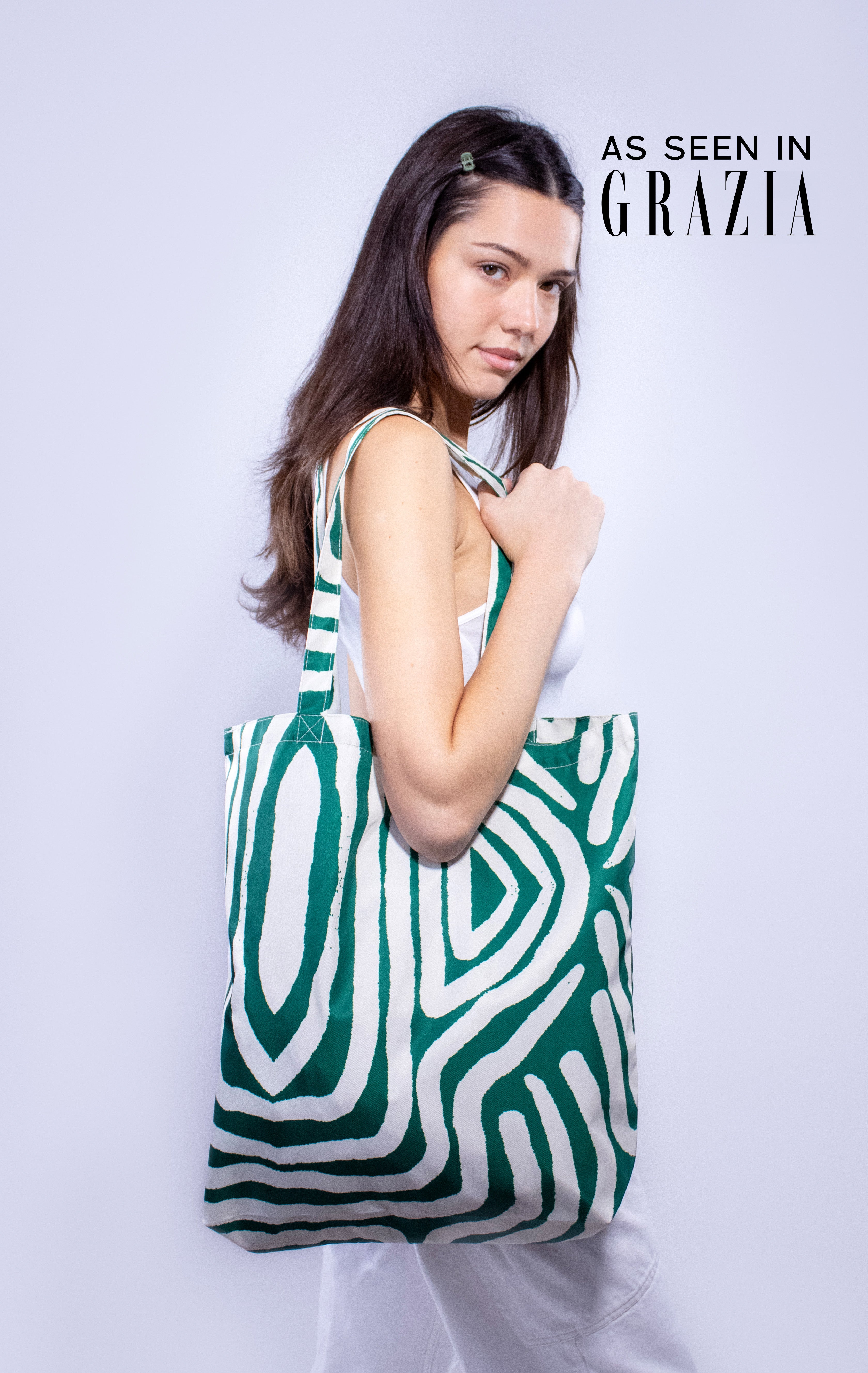 Lines | Recycled Tote – Kind Bag